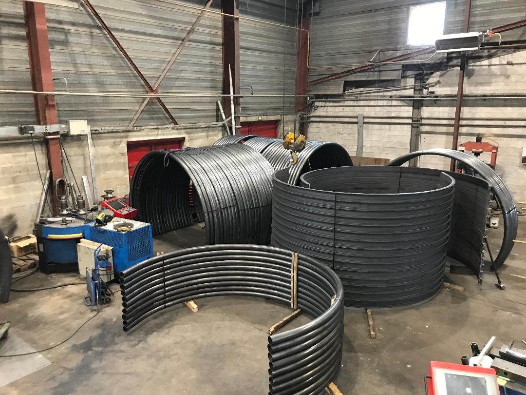 Nos Réalisations cintrage et débillardage de rampes - Jacob Cintrage